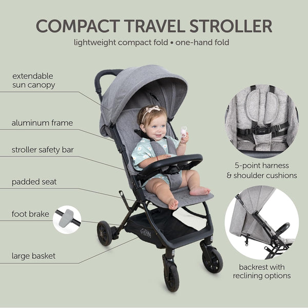 Lightweight Travel Stroller for Baby & Toddlers - Easy Fold & Compact ...